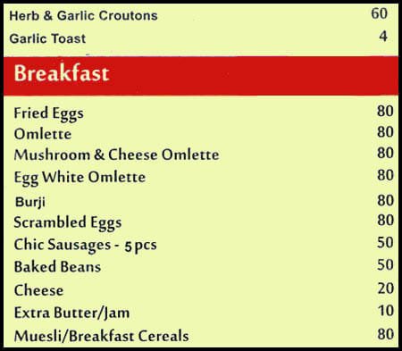 Menu of Candies, Pali Hill, Bandra West, Western Suburbs