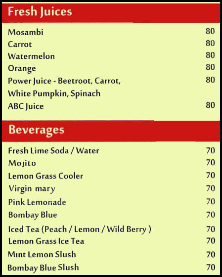 Menu of Candies, Pali Hill, Bandra West, Western Suburbs