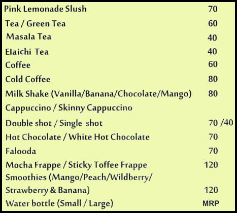 Menu of Candies, Pali Hill, Bandra West, Western Suburbs