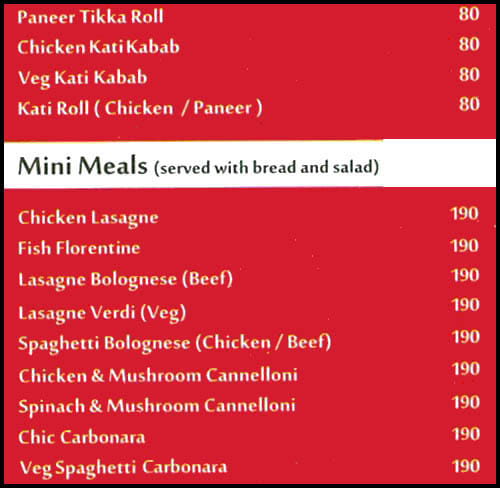 Menu of Candies, Pali Hill, Bandra West, Western Suburbs
