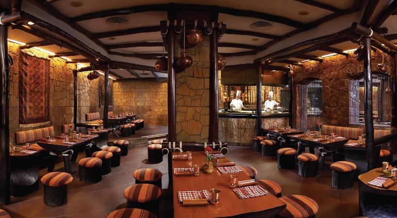 Menu of Bukhara, ITC Maurya, New Delhi