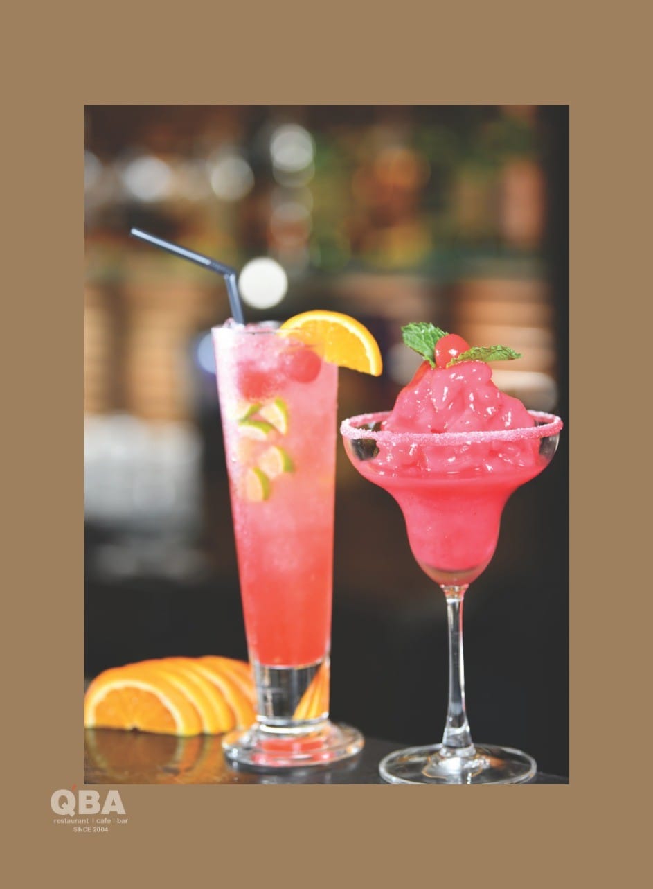 Menu of QBA, Connaught Place (CP), Central Delhi