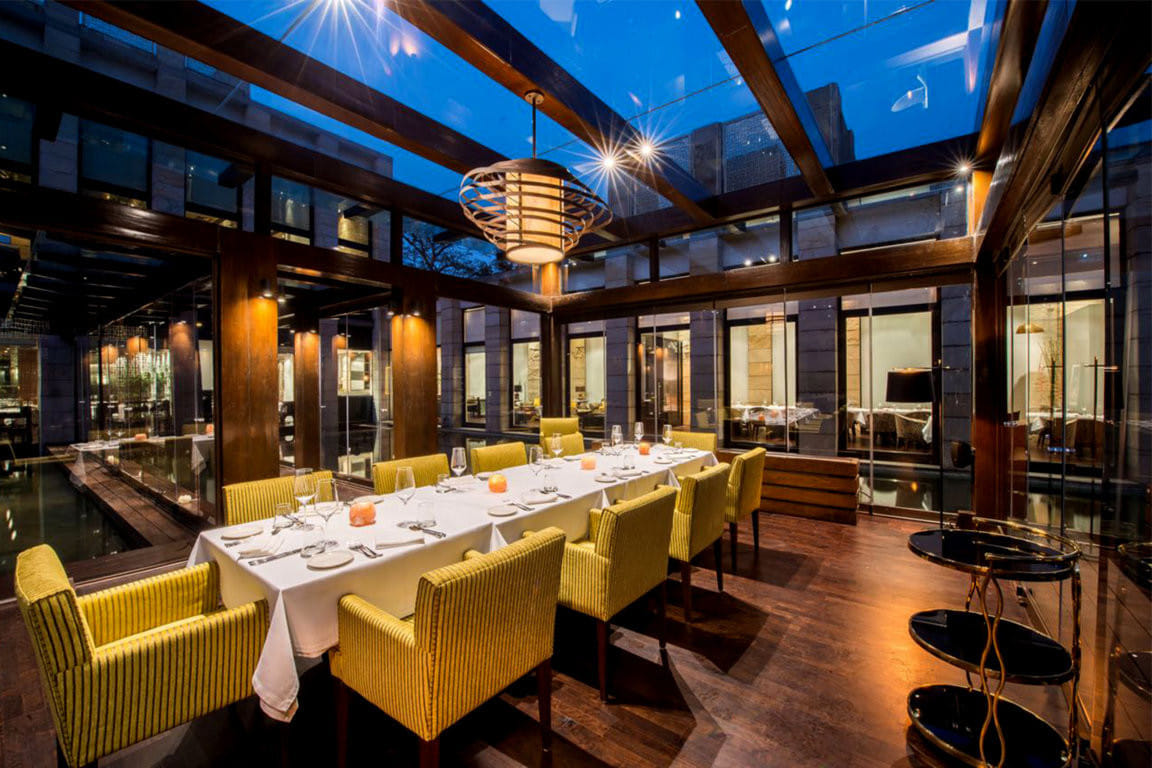 Menu of 360°, The Oberoi, New Delhi