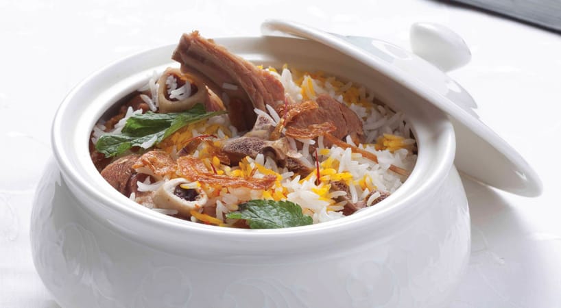 Menu of Dum Pukht , ITC Maurya, New Delhi