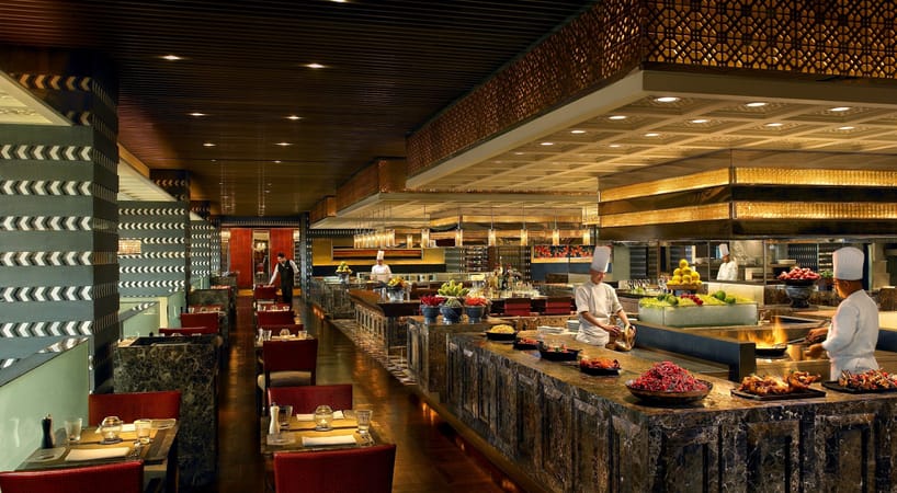 Menu of Spectra, The Leela Ambience, Gurgaon