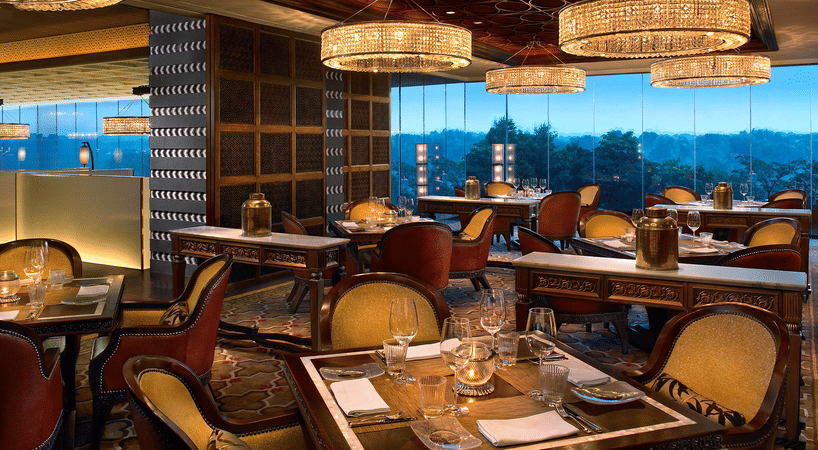 Menu of Spectra, The Leela Ambience, Gurgaon