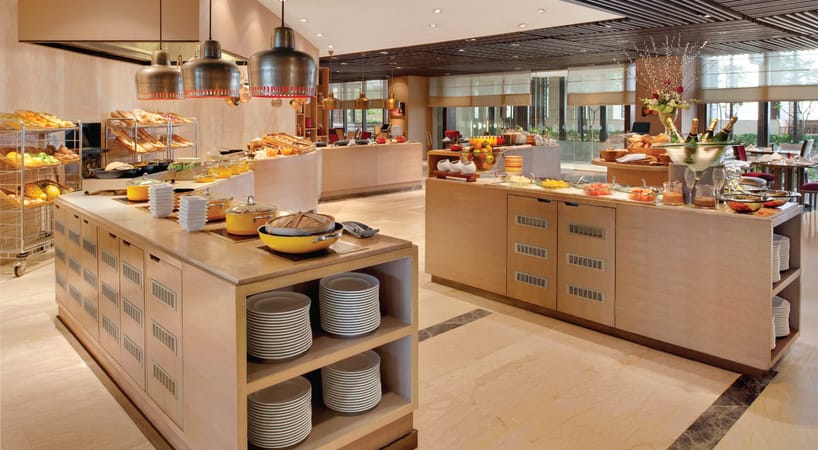 Menu of Cafe Knosh, The Leela Ambience Convention Hotel, New Delhi