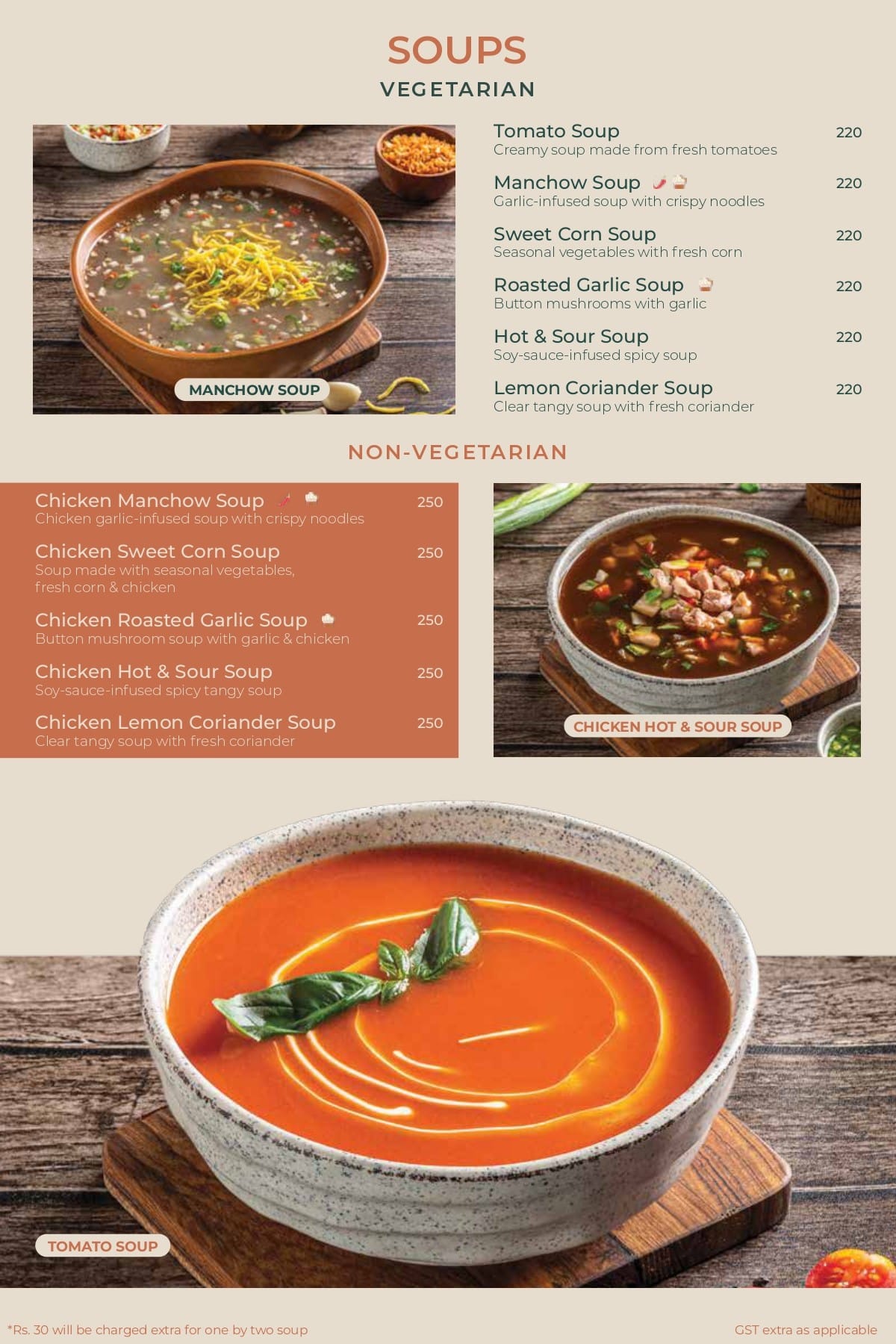 Menu of Dana Choga, Sector 14, Gurgaon