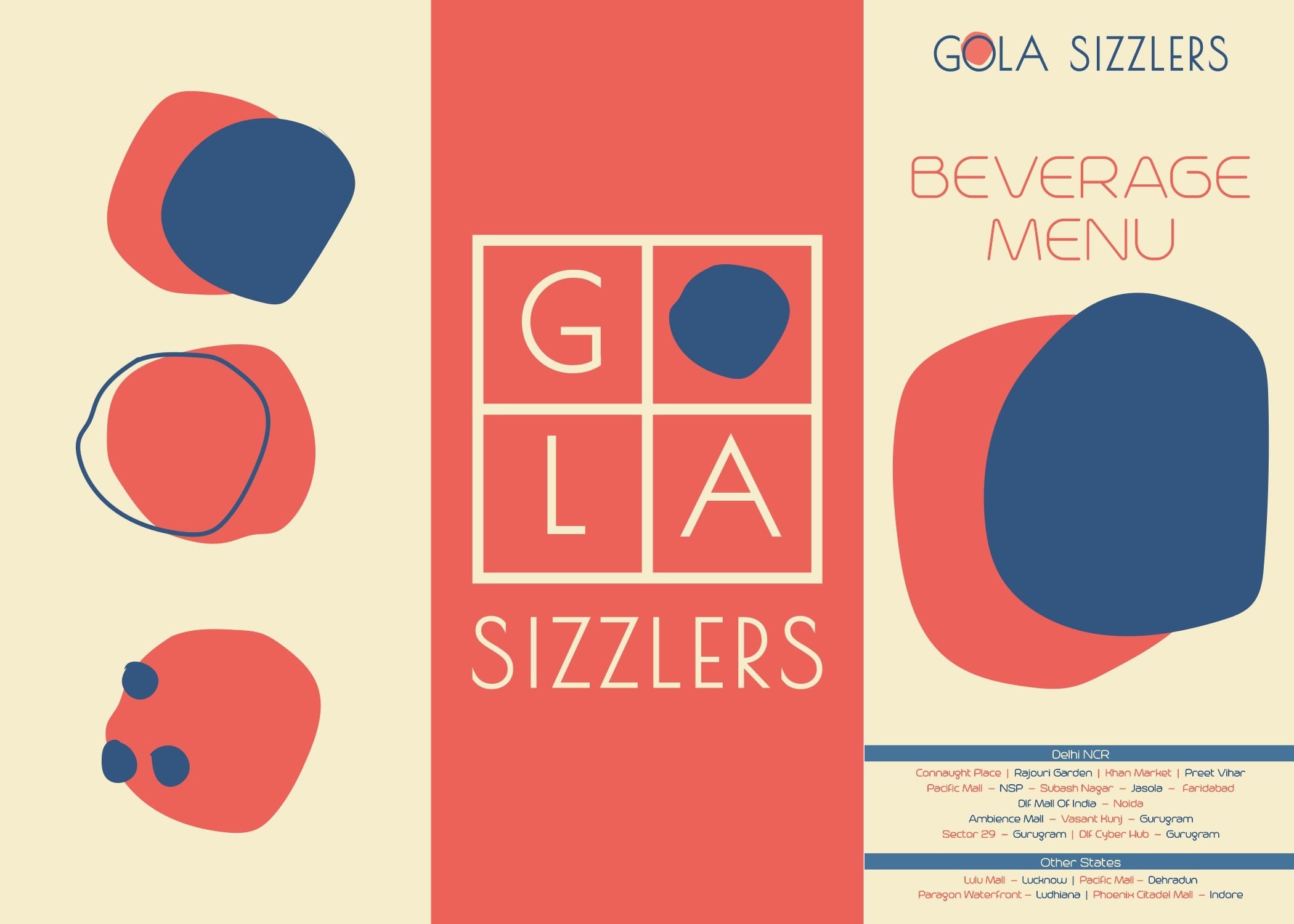 Menu of Gola Sizzlers, Ambience Mall, Gurgaon