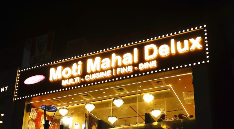 Menu of Moti Mahal Delux, Sector 63, Noida