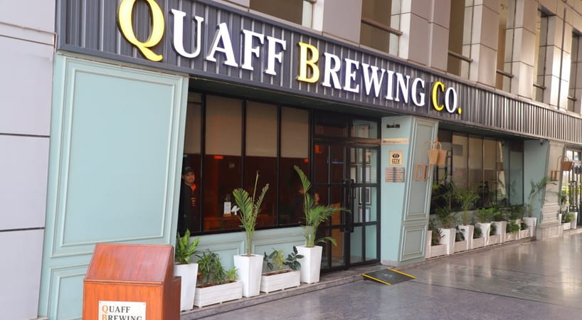 Menu of Quaff Brewing Co., Cyber Hub, Gurgaon