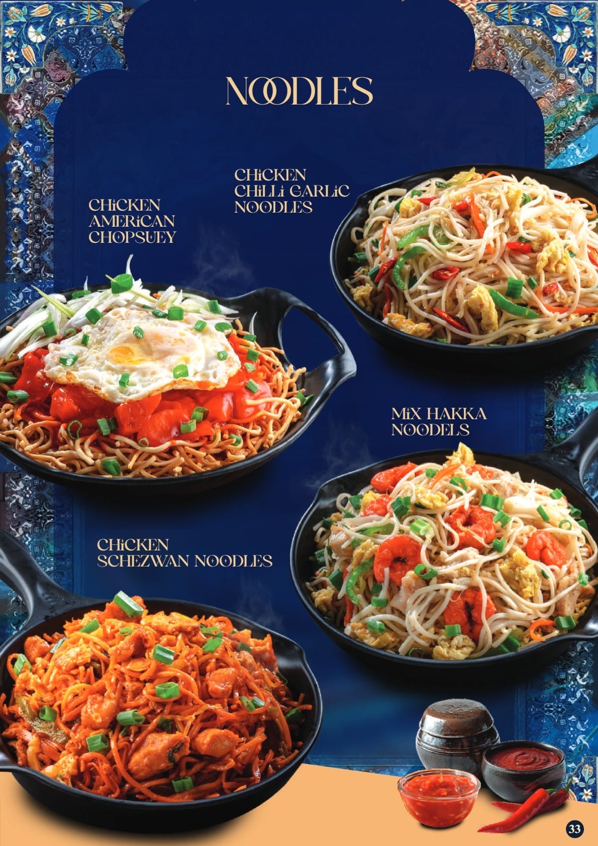 Menu of Persian Darbar, Byculla, South Mumbai