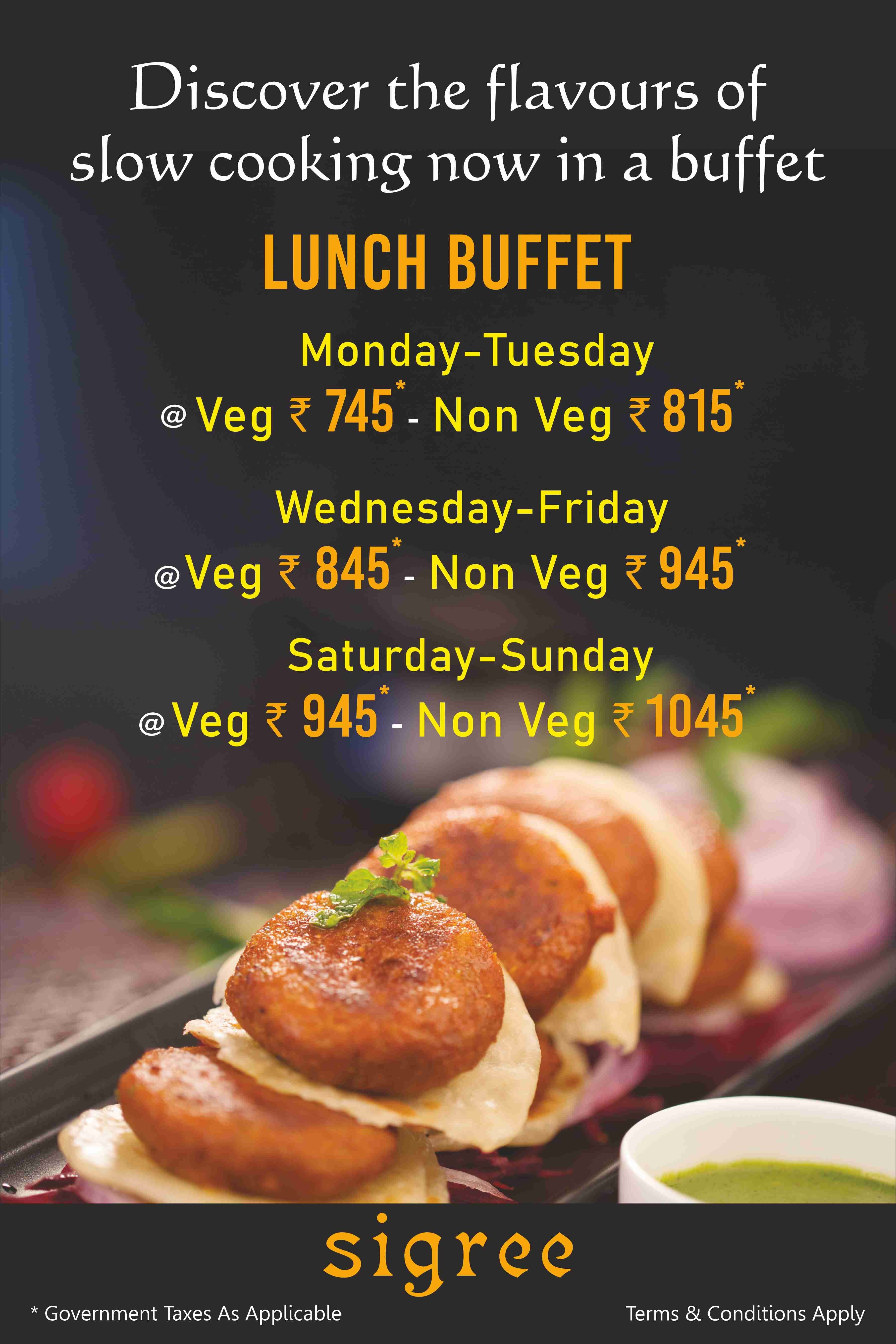 Menu of Sigree, Vashi, Navi Mumbai
