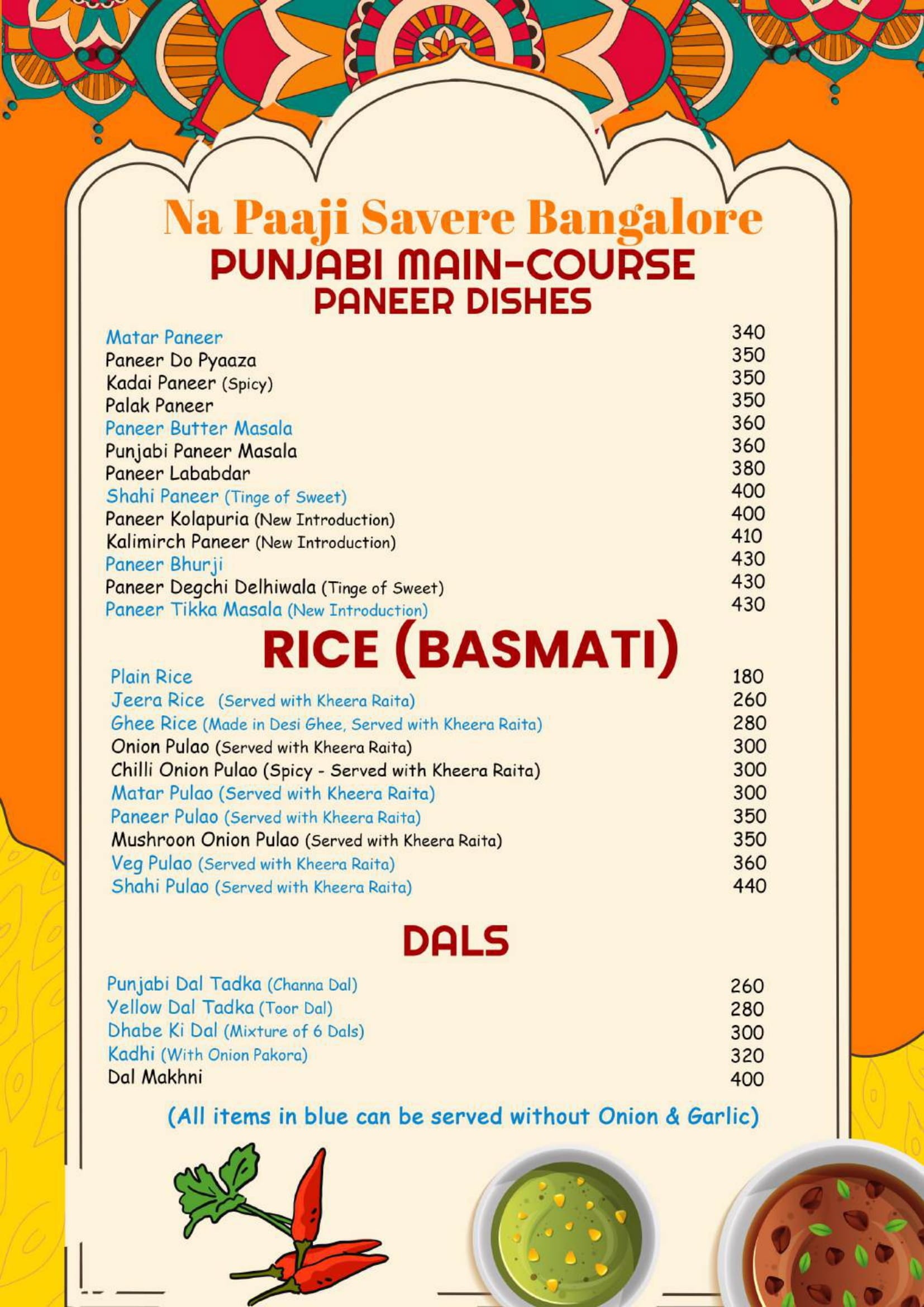 Menu of Kapoor's Cafe, Kadugodi, Whitefield, East Bengaluru