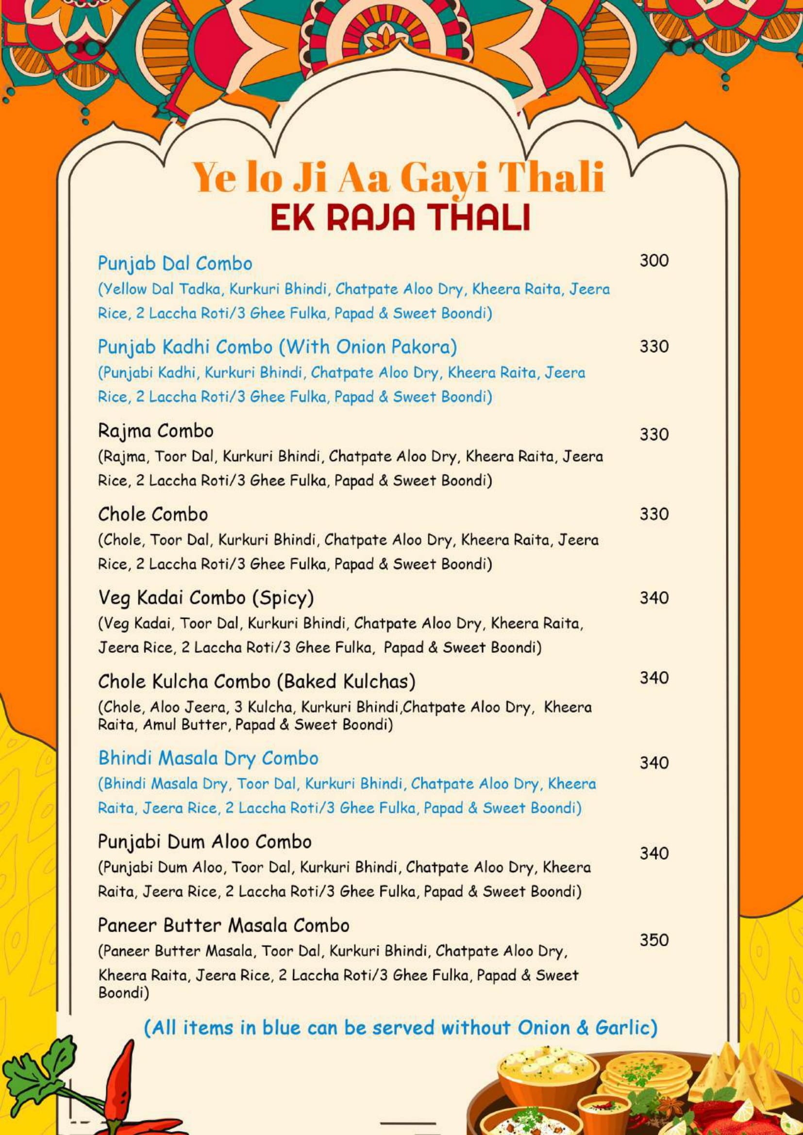 Menu of Kapoor's Cafe, Kadugodi, Whitefield, East Bengaluru