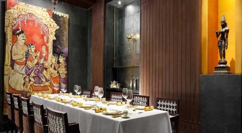 Menu of Southern Spice, Taj Coromandel, Chennai