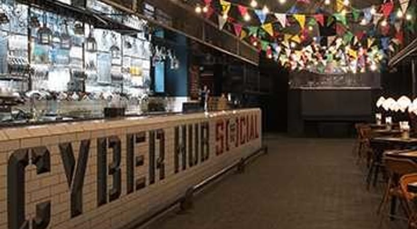 Menu of Cyber Hub Social, Cyber Hub, Gurgaon