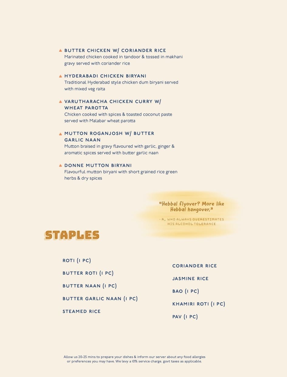 Menu of Biergarten, Whitefield, East Bengaluru