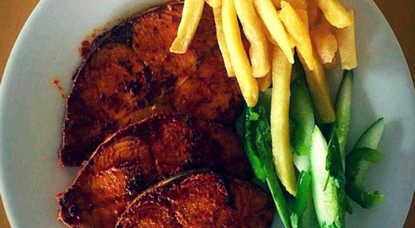 Menu of Fat Fish, Baga, North Goa