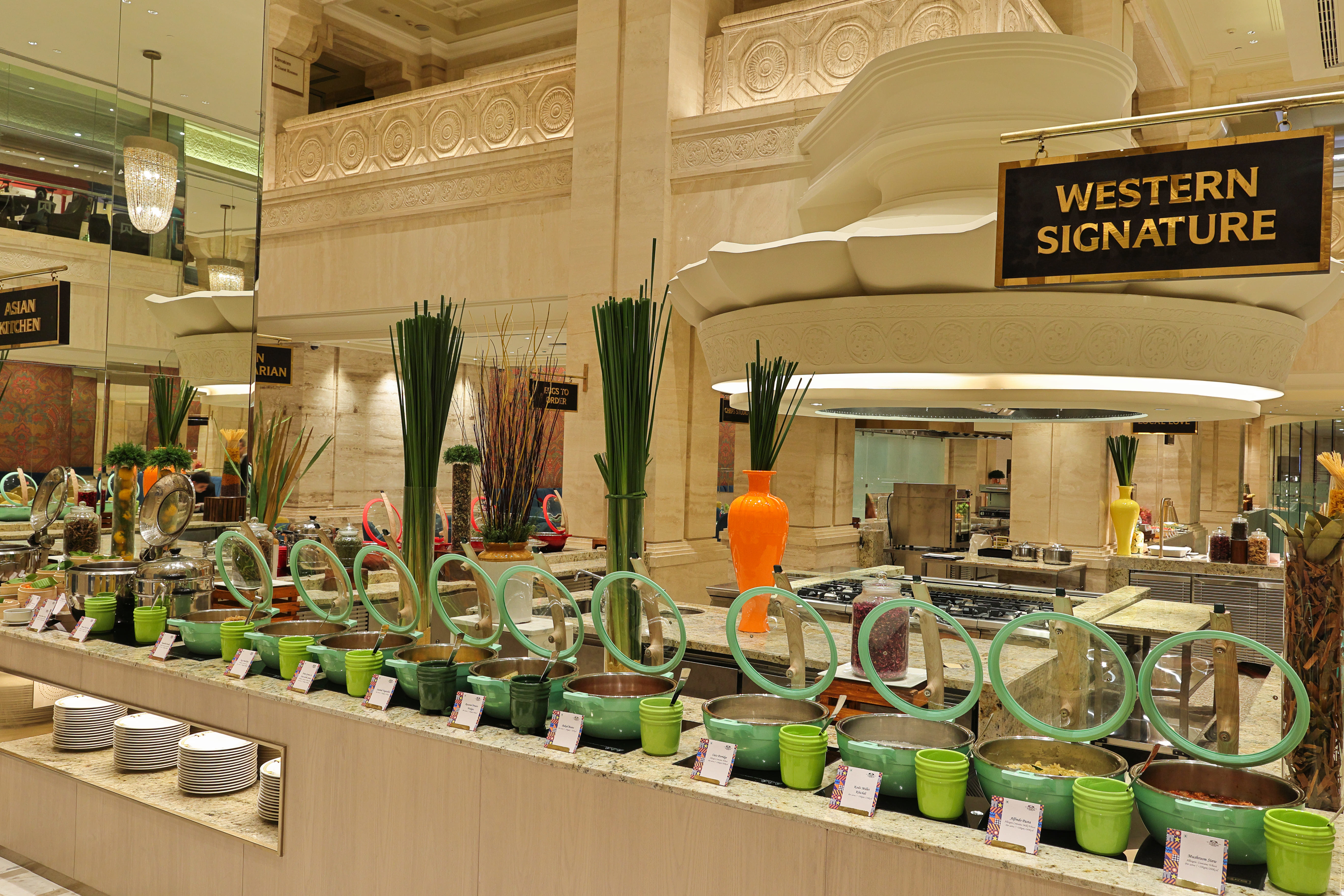 Menu of Madras Pavilion, ITC Grand Chola, Chennai