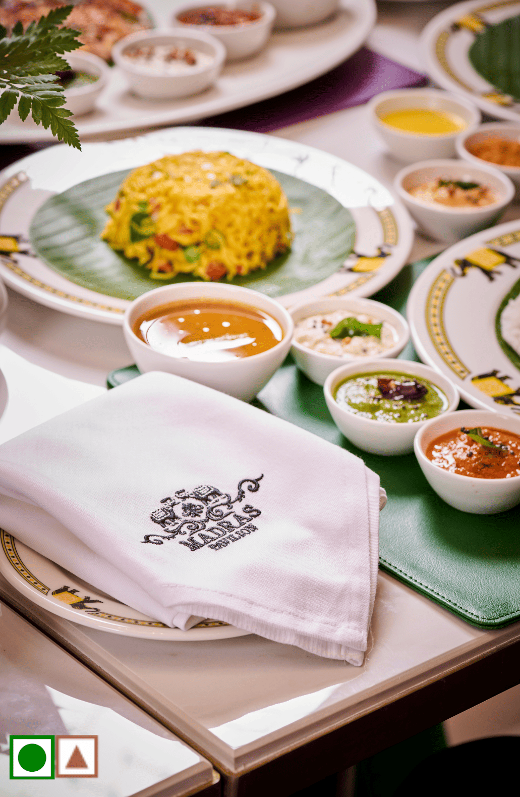 Menu of Madras Pavilion, ITC Grand Chola, Chennai