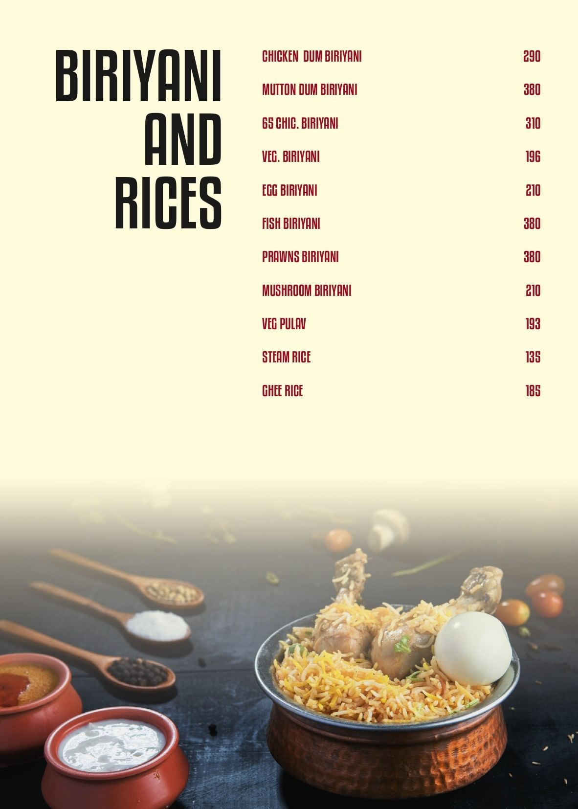 Menu of Samco Restaurant, Velachery, Chennai