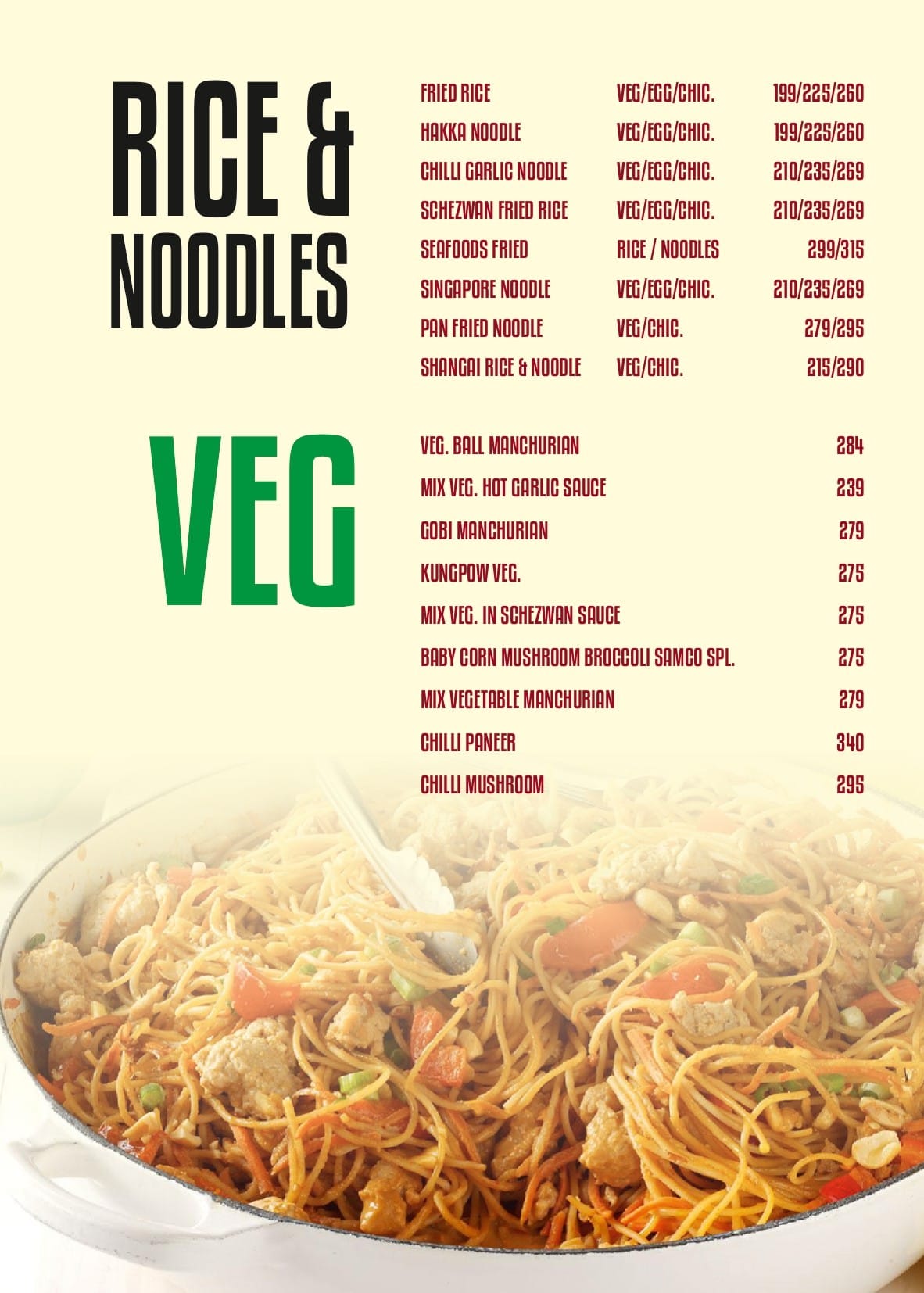 Menu of Samco Restaurant, Velachery, Chennai