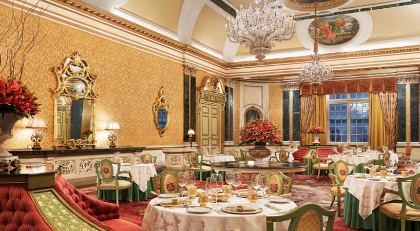 Menu of Suvarna Mahal, Rambagh Palace, Jaipur