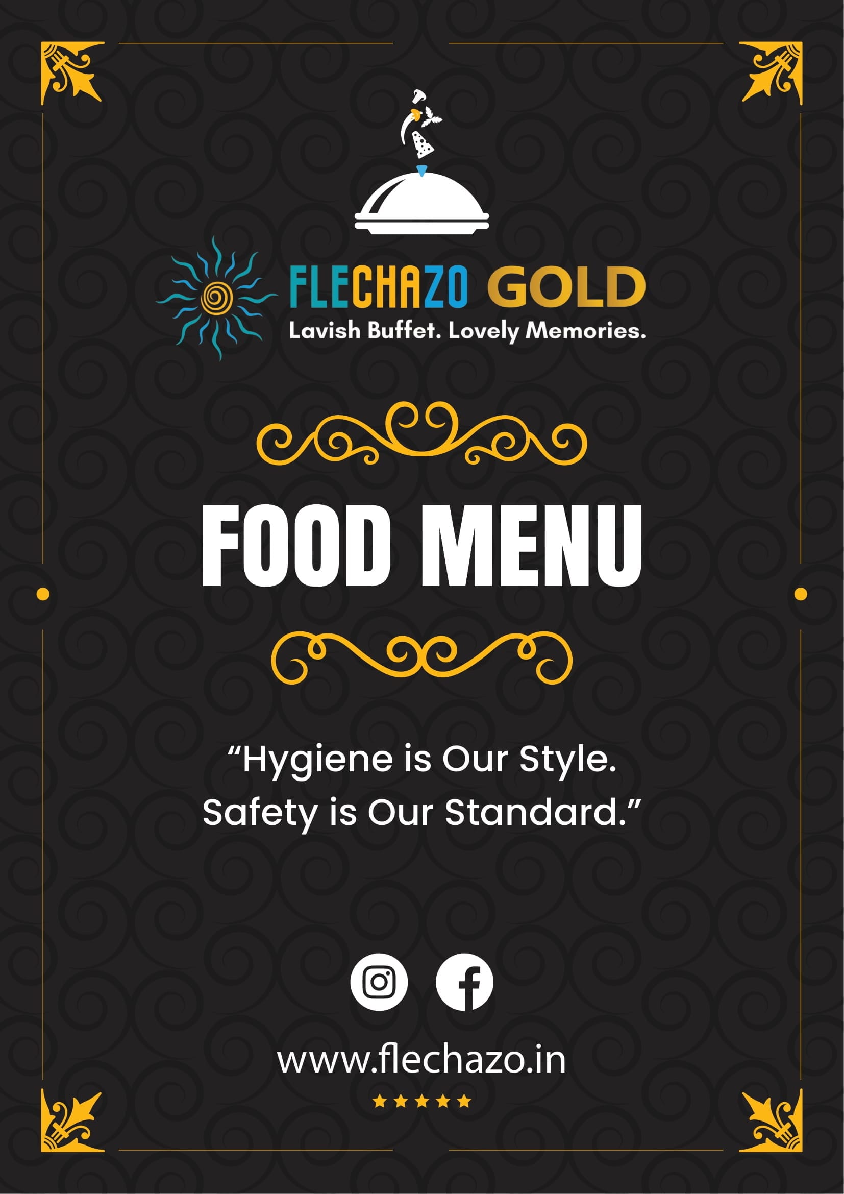 Menu of Flechazo Gold, Madhapur, Hyderabad