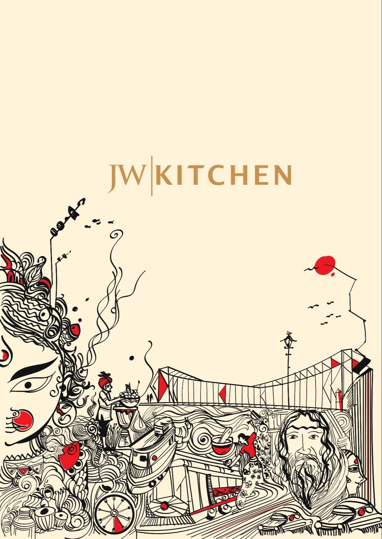 Menu of JW Kitchen, JW Marriott Kolkata