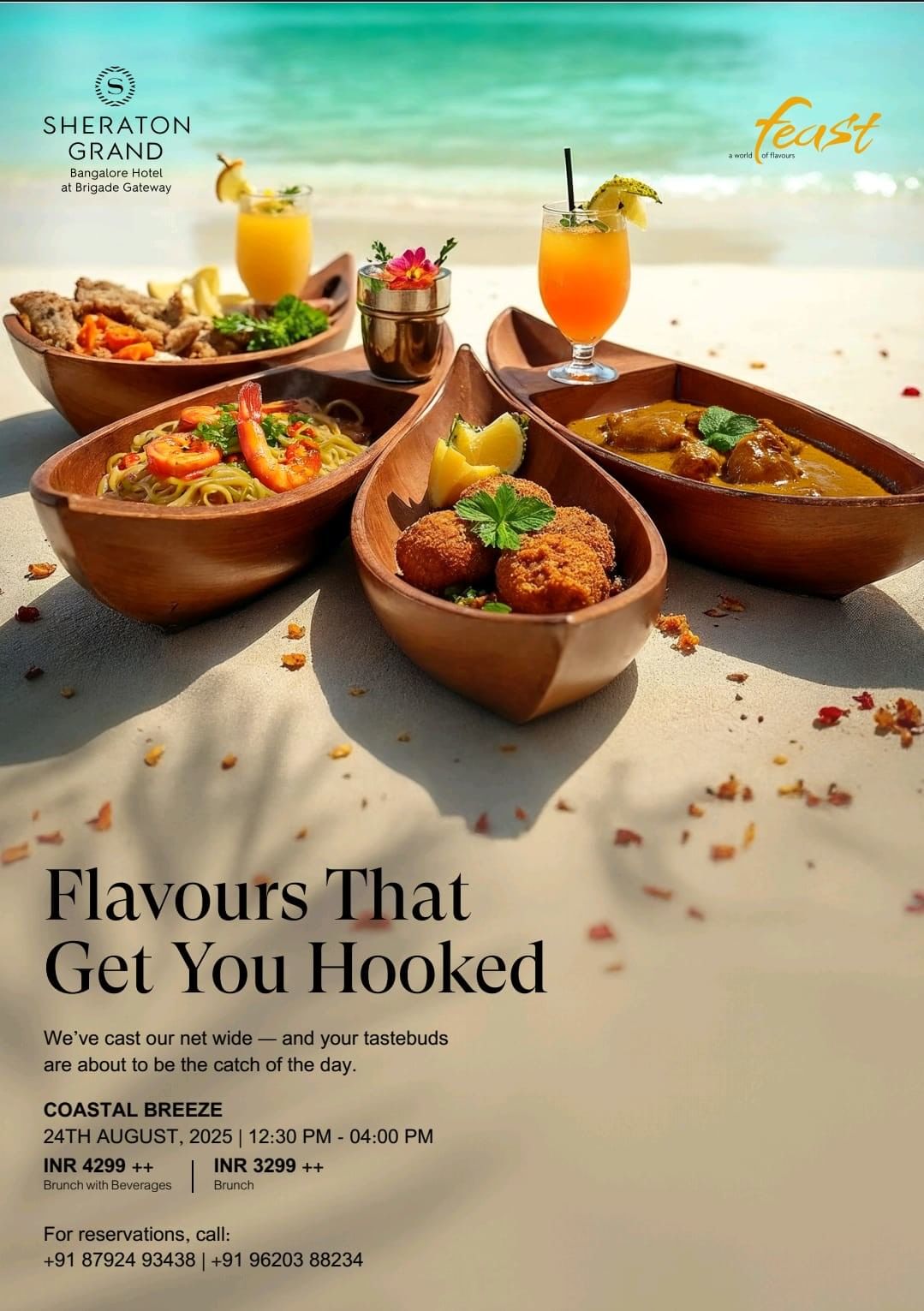 Menu of Feast, Sheraton Grand Bengaluru Whitefield Hotel & Convention ...