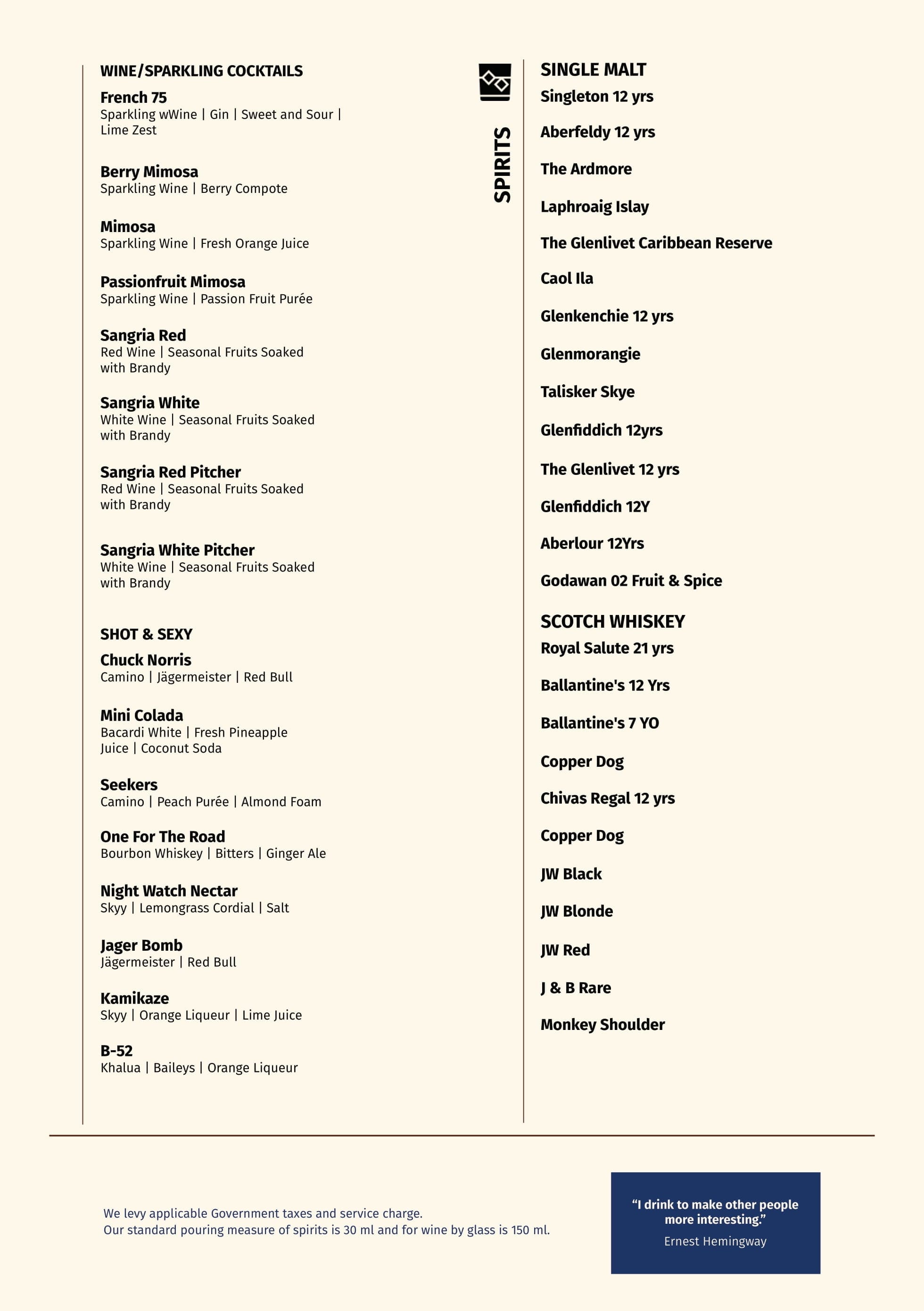 Menu of The Bier Library Brewery & Kitchen, Koramangala, South Bengaluru