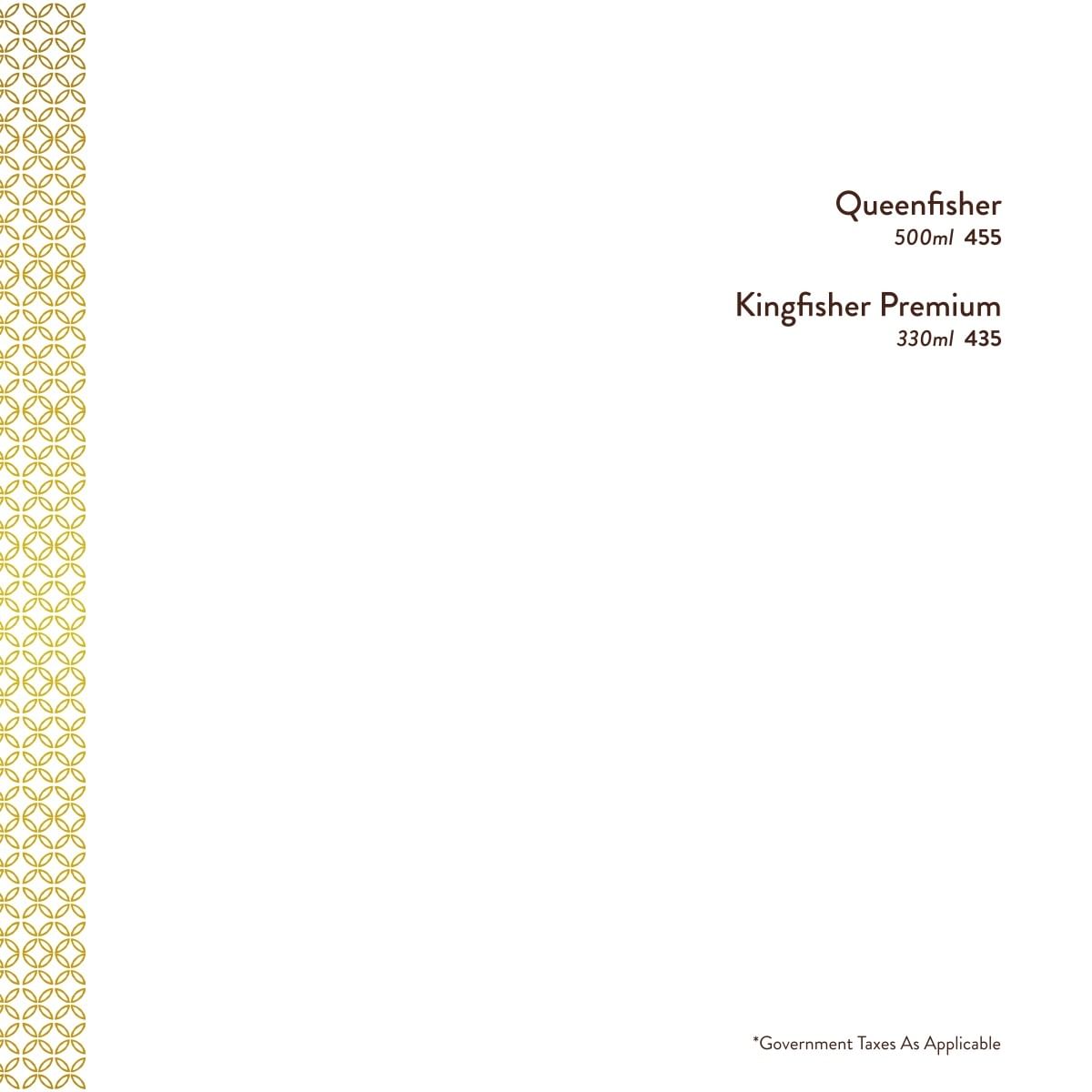 Menu of Bayroute, Powai, Central Mumbai