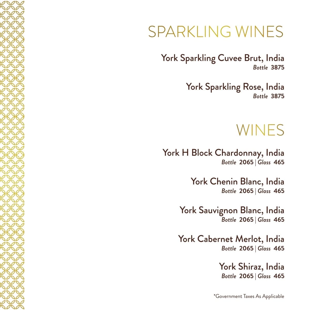 Menu of Bayroute, Powai, Central Mumbai