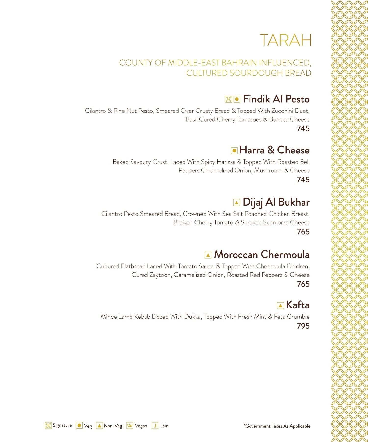 Menu of Bayroute, Powai, Central Mumbai