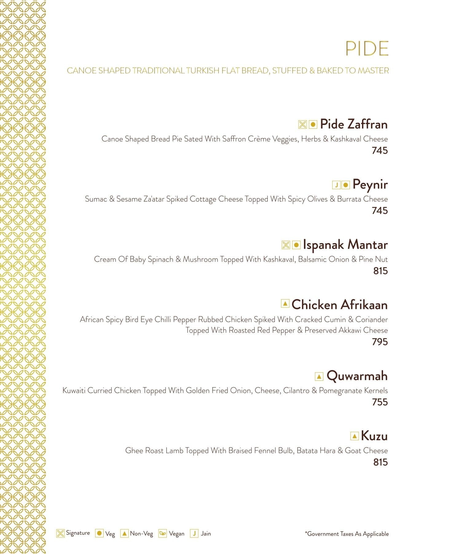 Menu of Bayroute, Powai, Central Mumbai