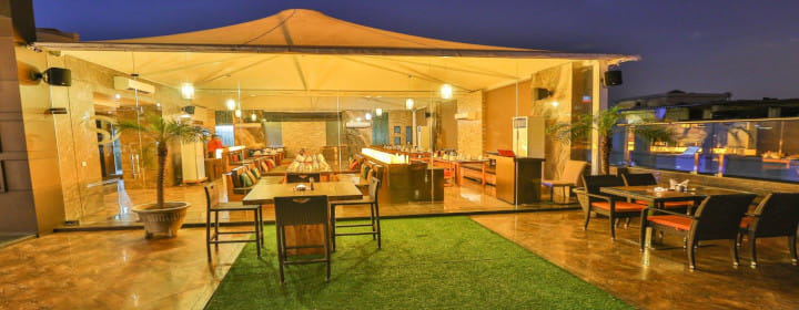 Explore The Terrace in Hotel Charans Plaza