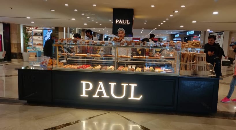 Menu of Paul, Ambience Mall, Gurgaon
