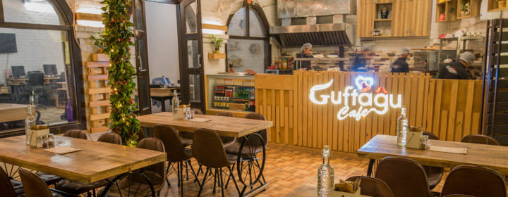 Menu of Guftagu Cafe, DLF Phase 2, Gurgaon