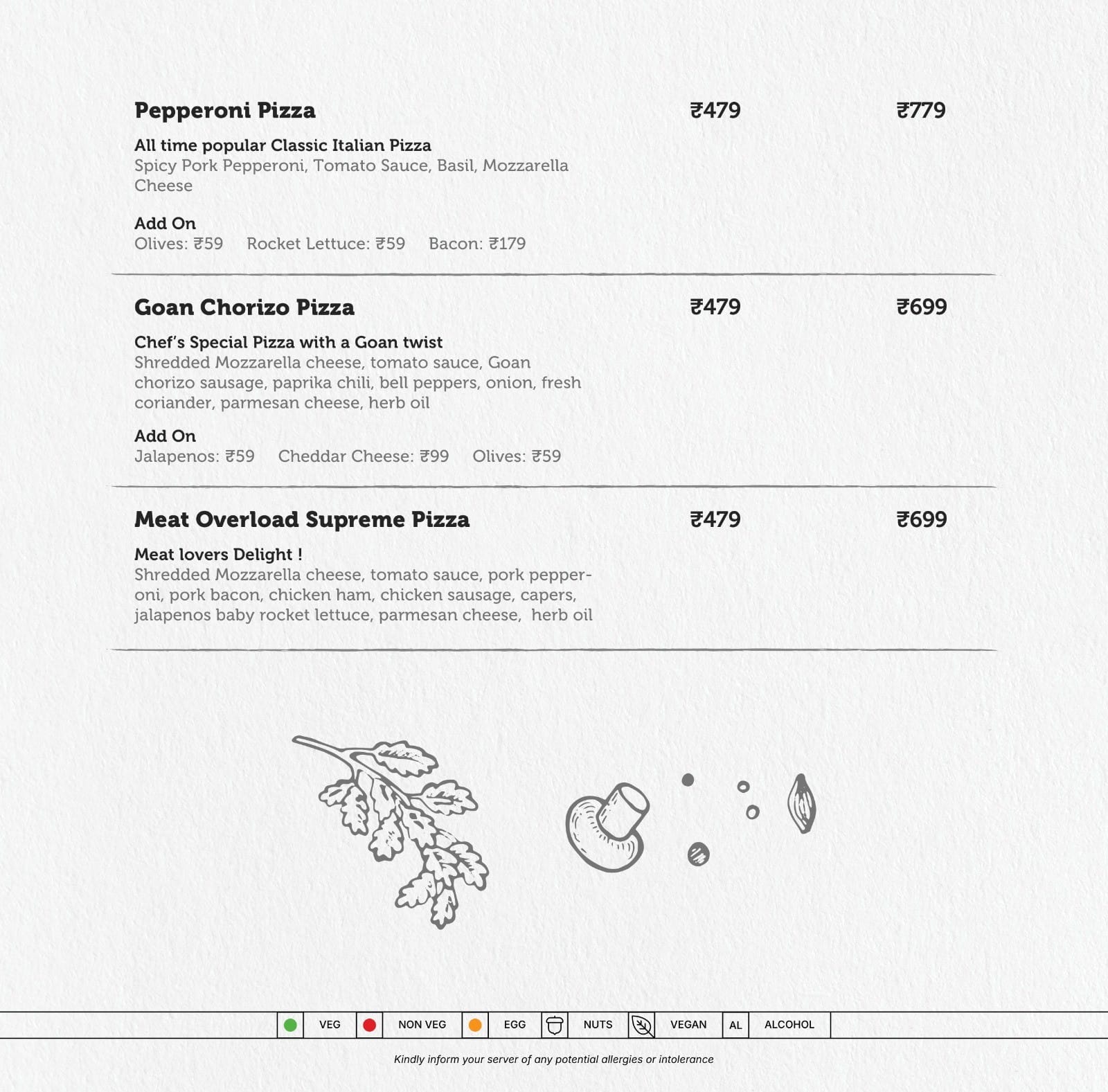 Menu of Uru Brewpark, JP Nagar, South Bengaluru