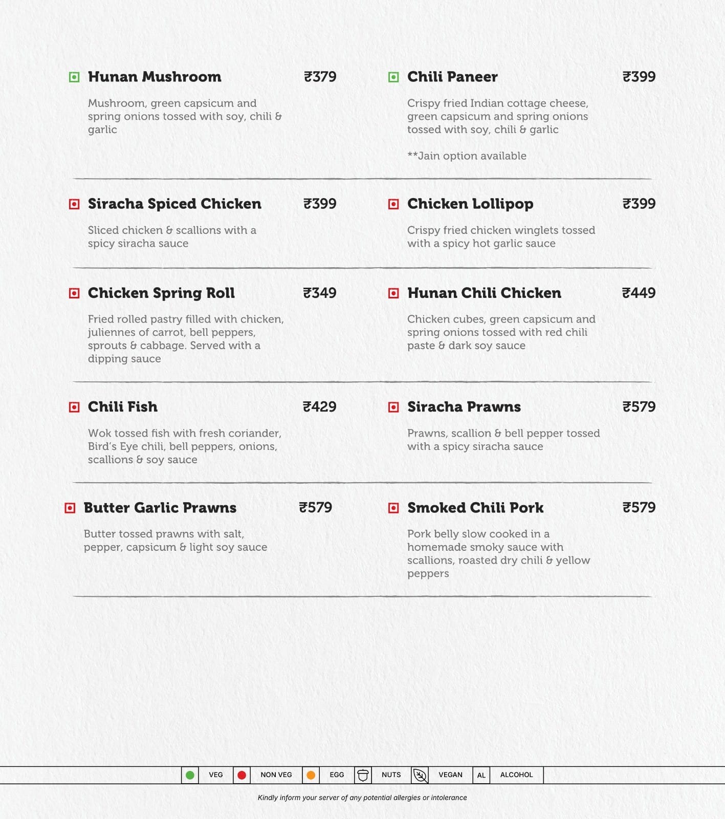 Menu of Uru Brewpark, JP Nagar, South Bengaluru