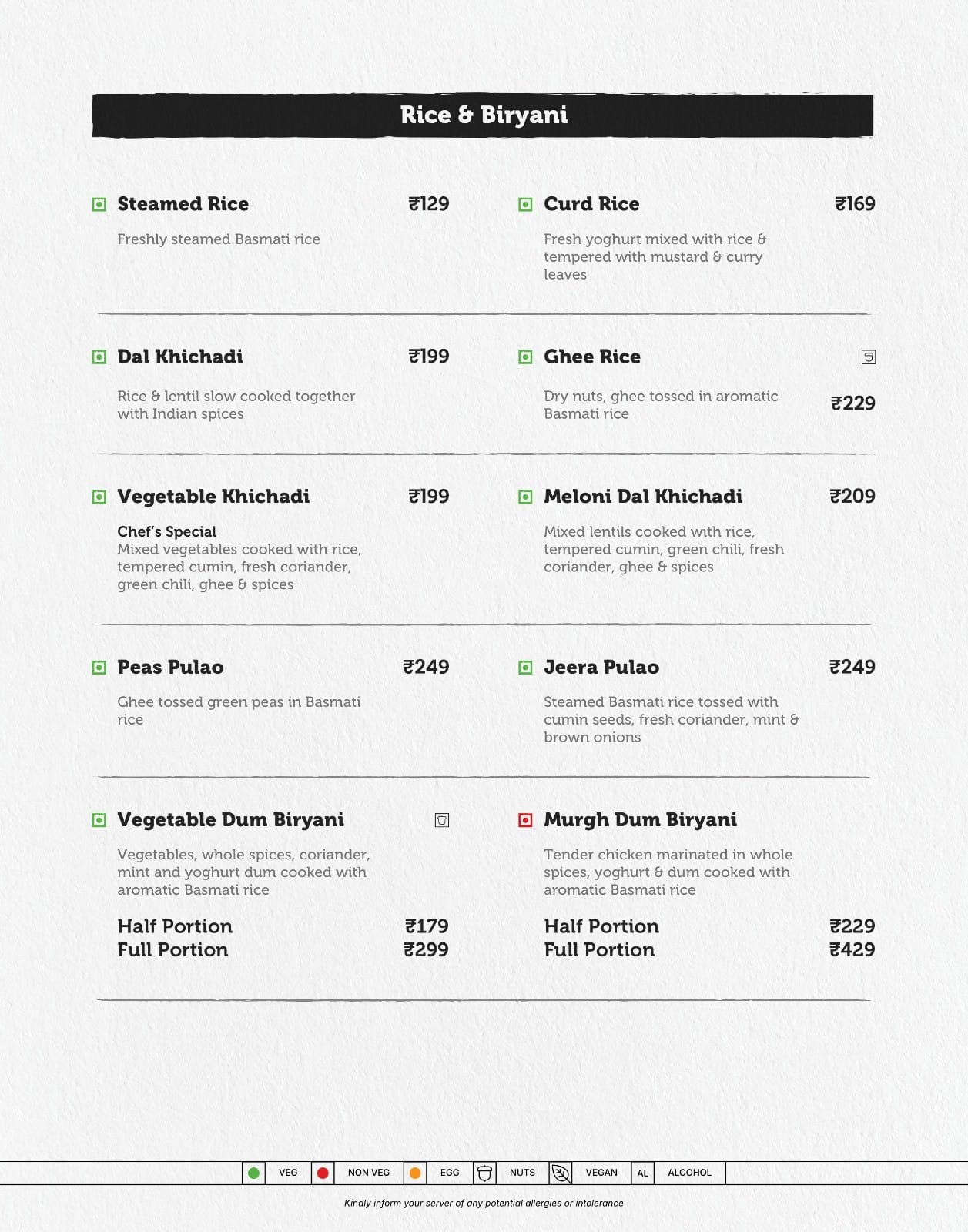 Menu of Uru Brewpark, JP Nagar, South Bengaluru