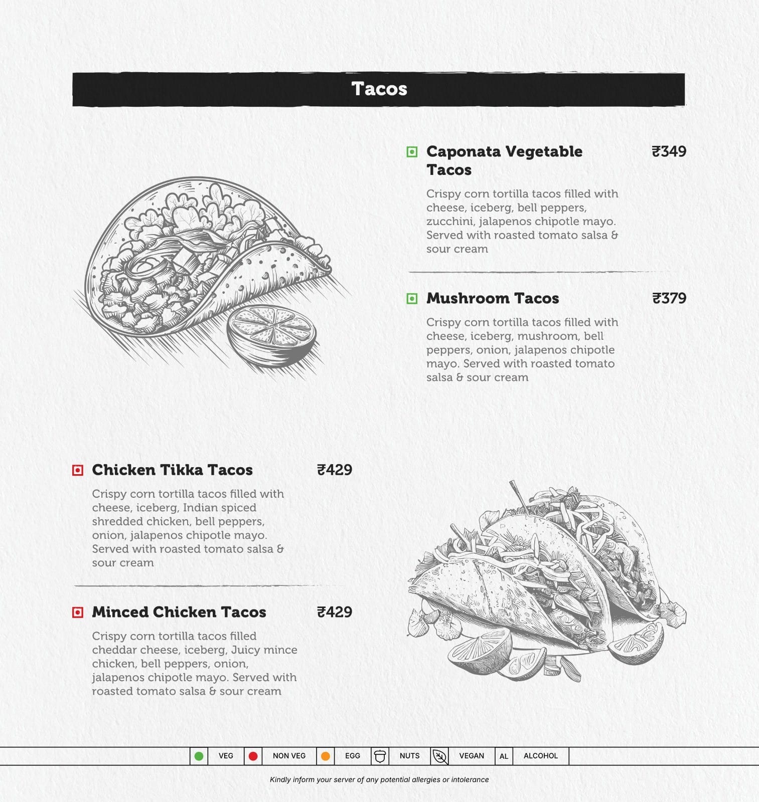 Menu of Uru Brewpark, JP Nagar, South Bengaluru