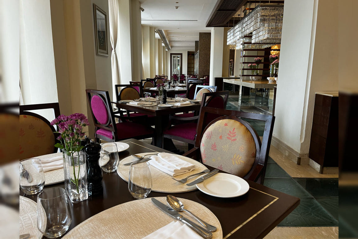 Menu of The Dining Room - The Leela Palace, The Leela Palace Udaipur