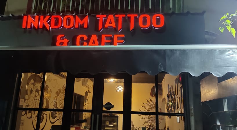 About Inkdom Tattoo & Cafe, Gariahat, Kolkata