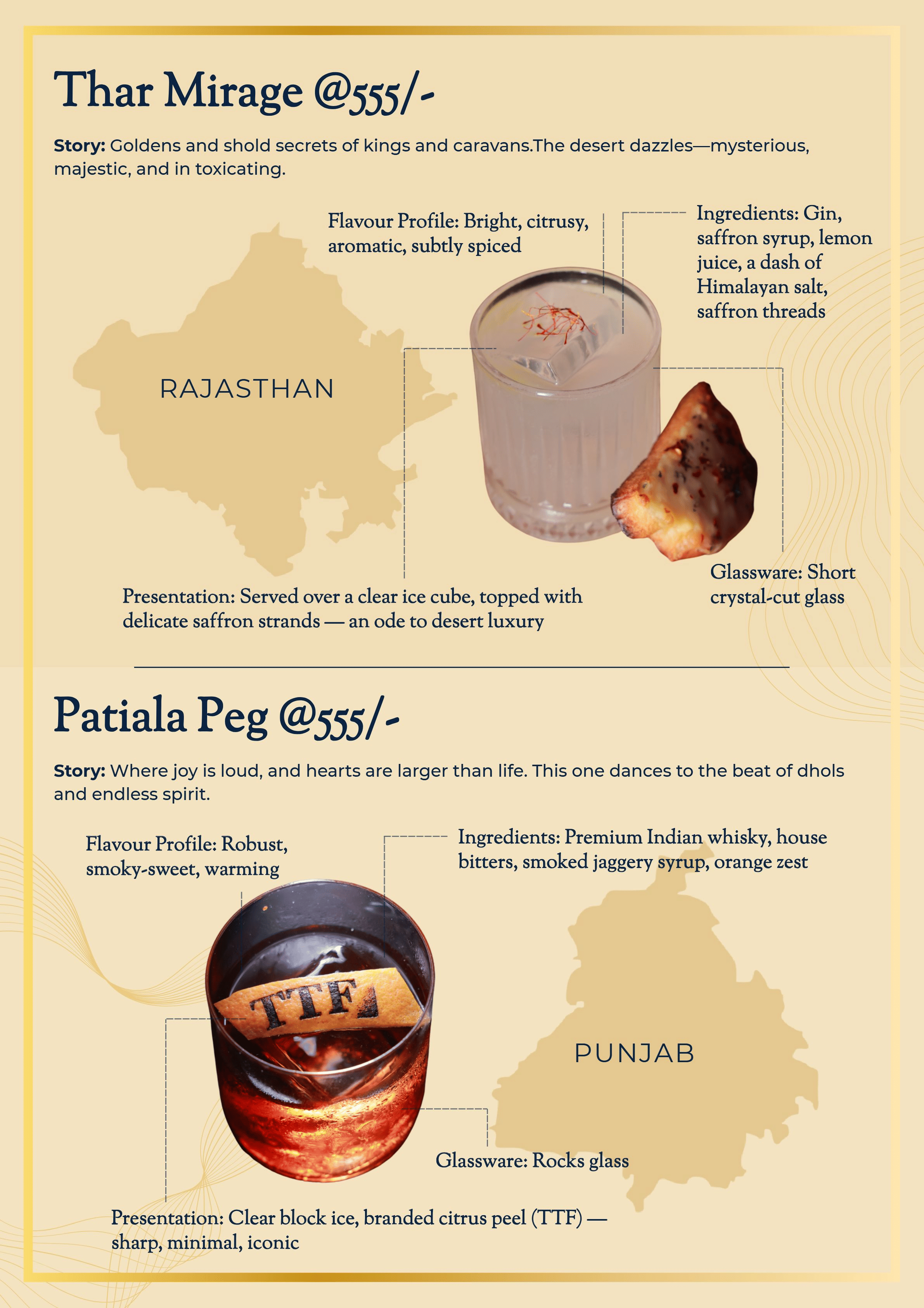 Menu of The Tenth Floor, Baner, Pune