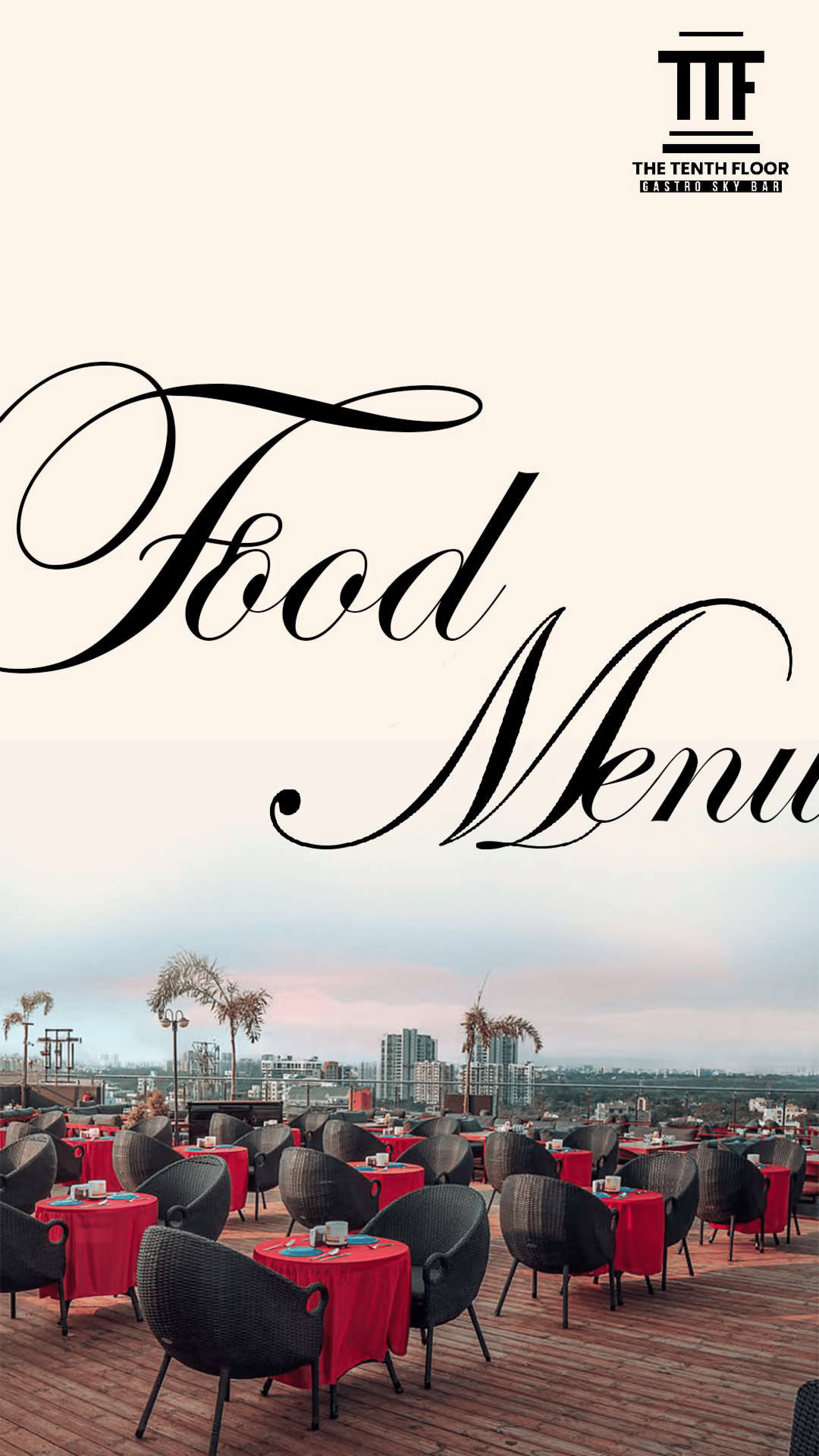 Menu of The Tenth Floor, Baner, Pune