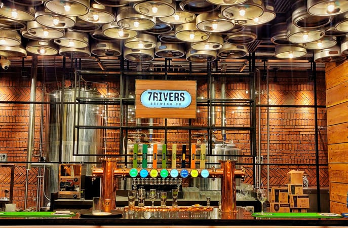 Menu of 7 Rivers Brewing Co., Taj MG Road, Bengaluru