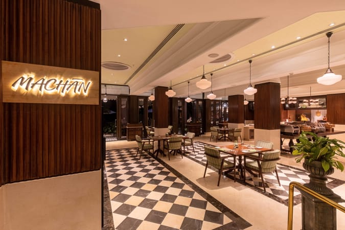 Menu of Machan, Taj West End, Bengaluru