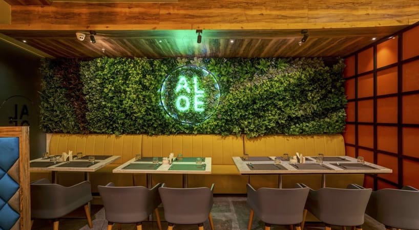 Menu of Aloe, Nungambakkam, Chennai